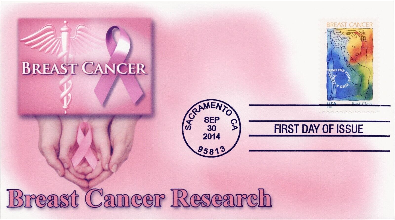 14-211, 2014, Breast Cancer Research, FDC, Standard Postmark | United ...