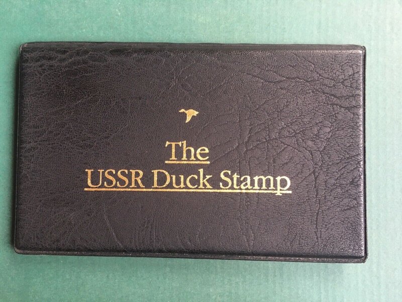 1990 USSR Russia Duck Stamps FDC'S Collection in folder / HipStamp