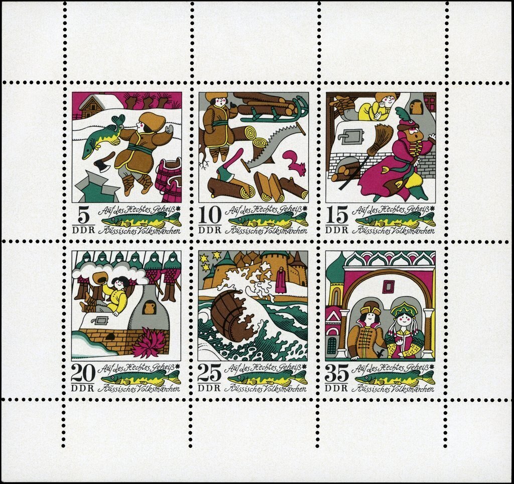 DDR 1973,Sc#1509a MNH, Fairy tales, m/s | Europe - Germany & Colonies ...