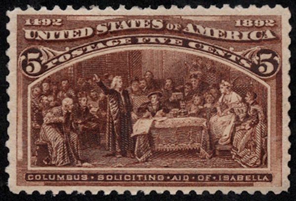 US #234 SCV $225.00 VF/XF mint never hinged, A select mint never hinged ...