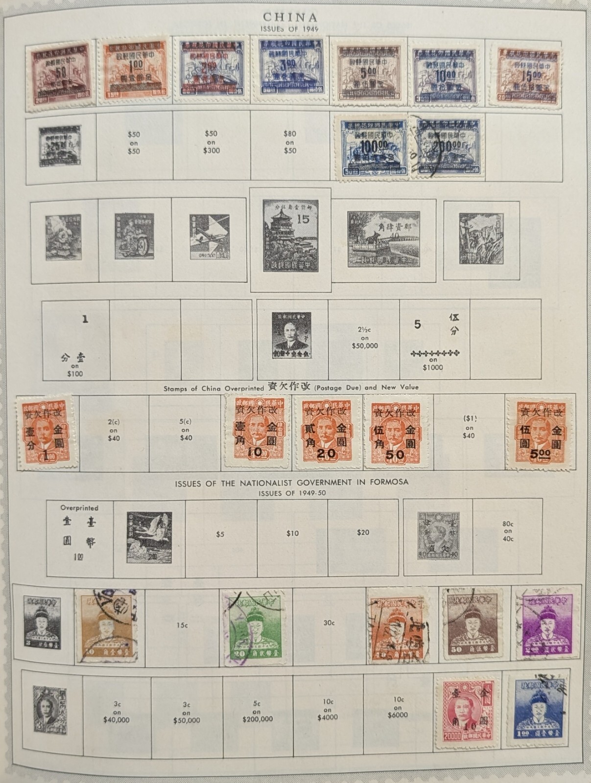 World Stamp Collection in Minkus Master Album China Portugal Germany ...