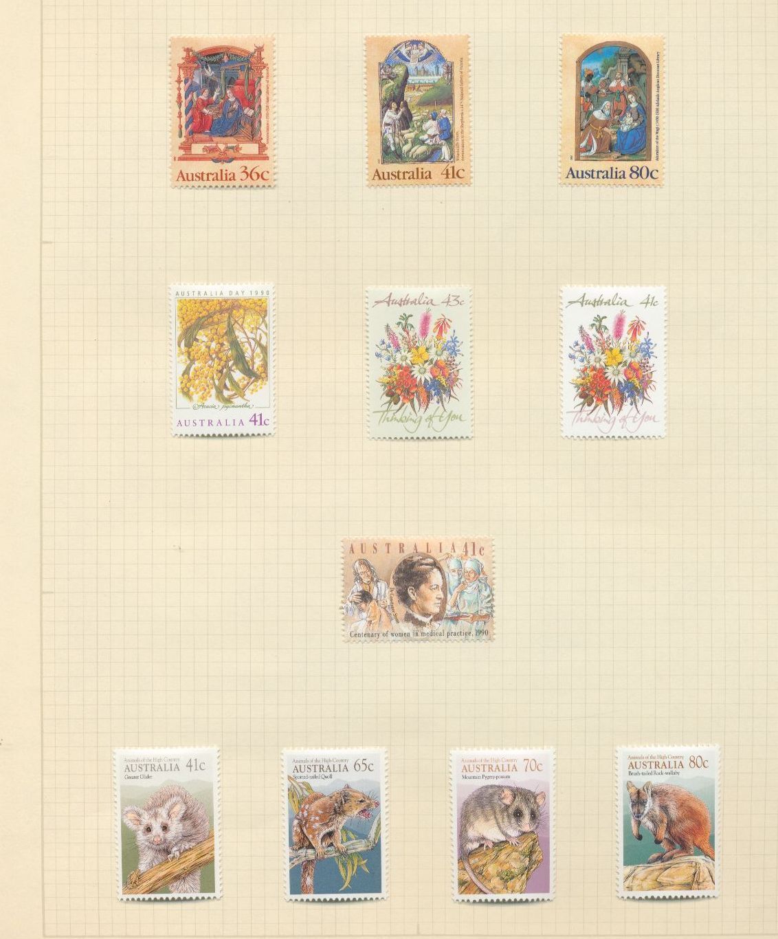 Australia 1980s/90s MH To $20 (170+) Sport Wildlife Art Face Postage ...