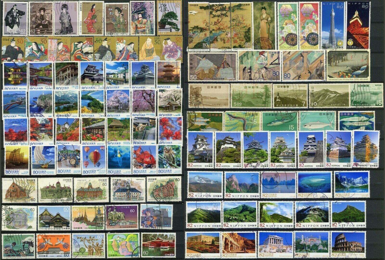 Japan Postage Asia Stamp Collection Topical Used J031 | Asia - Japan ...