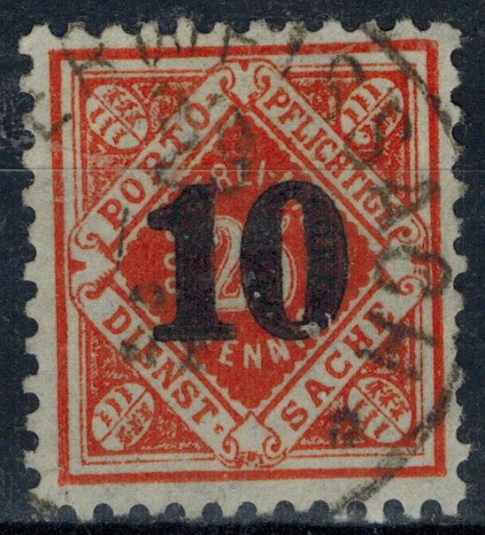 Wurttemberg - Scott O91 | Europe - Germany & Colonies - German States ...