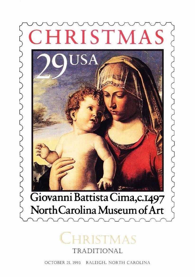 USPS 1st Day of Issue Ceremony Program #2789 Christmas Traditional 1993 ...