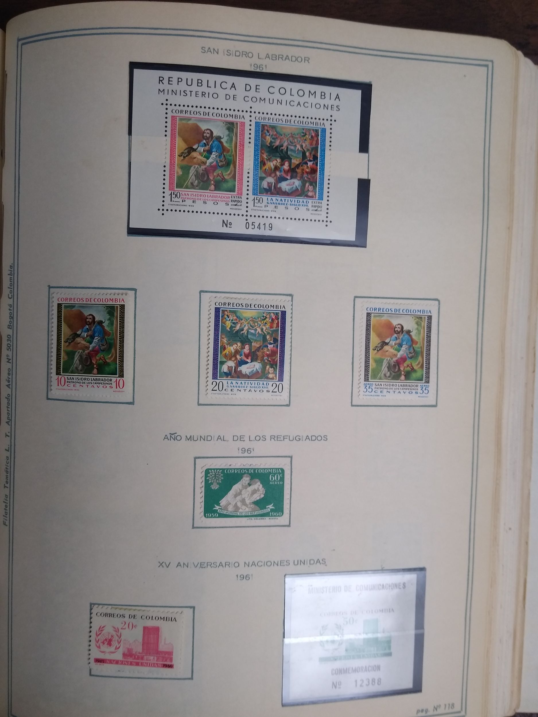 collection in album Colombia to 1979 CV $1917 | Central & South America ...