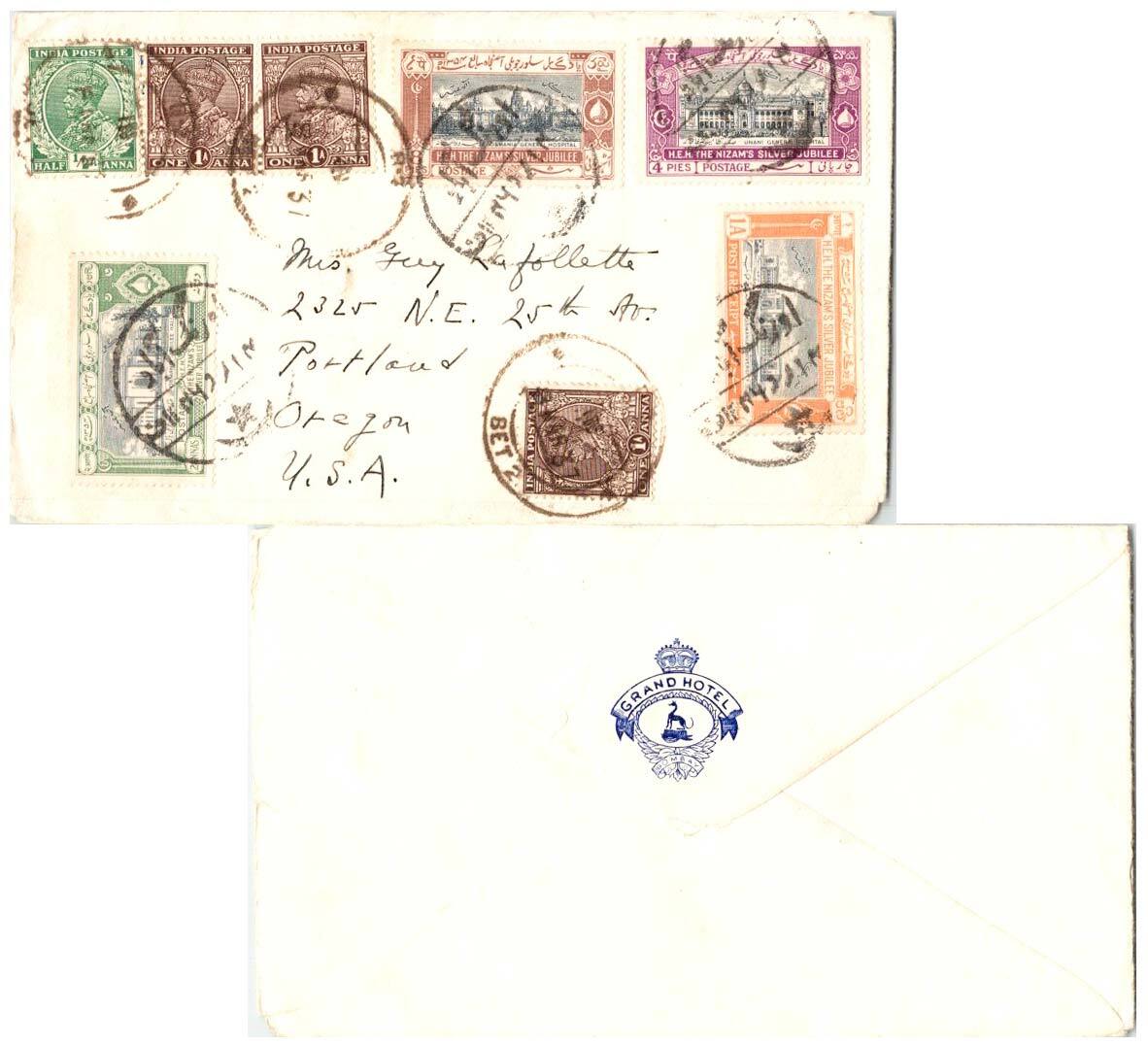 Indian States Hyderabad Native Feudatory State 1a Osmania University ...