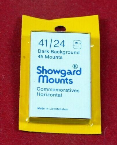 Showgard Stamp Mounts Gard - Black and Clear - Choice of styles and ...