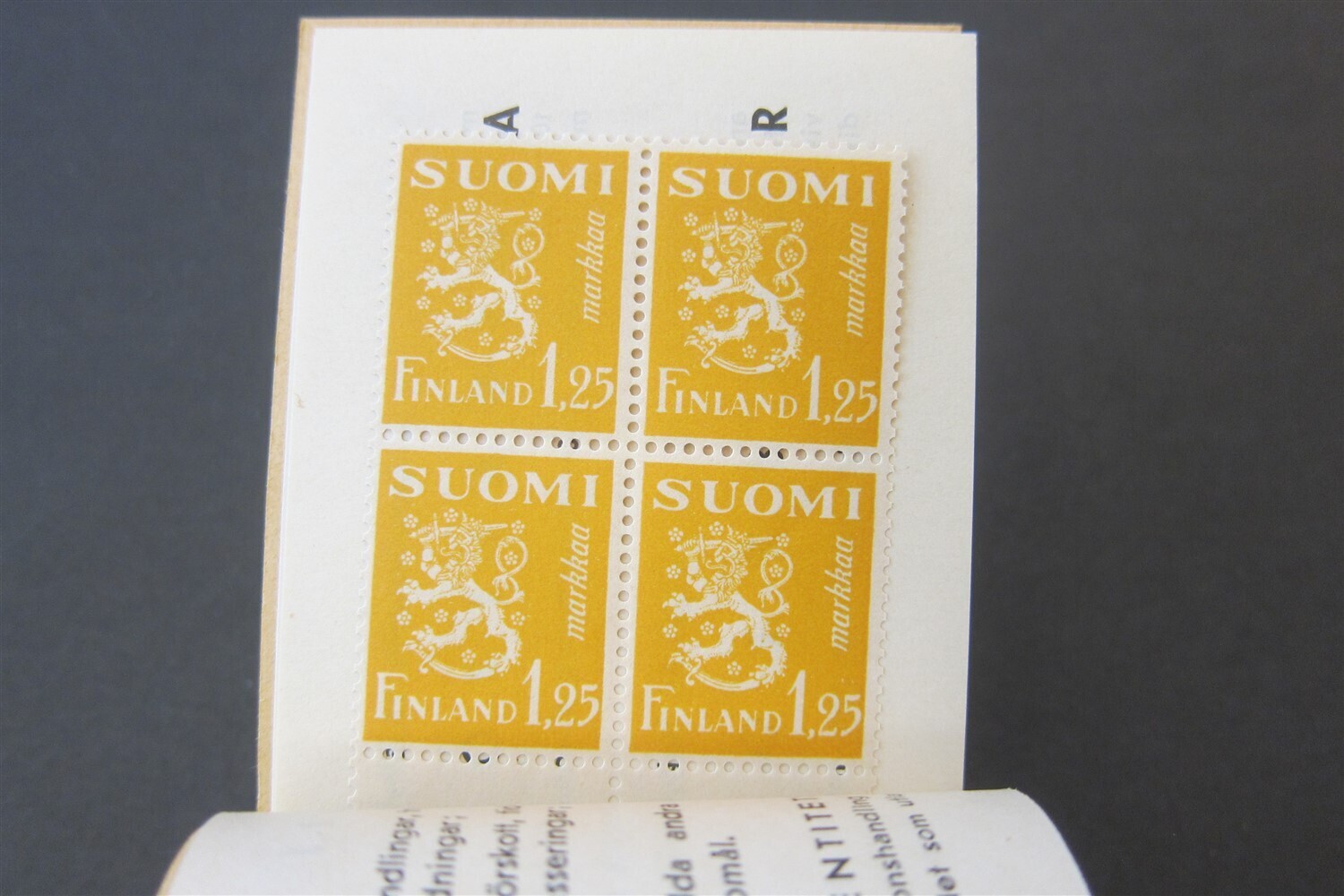 Finland 1936 Sc 173a Booklet | Europe - Finland, General Issue Stamp ...