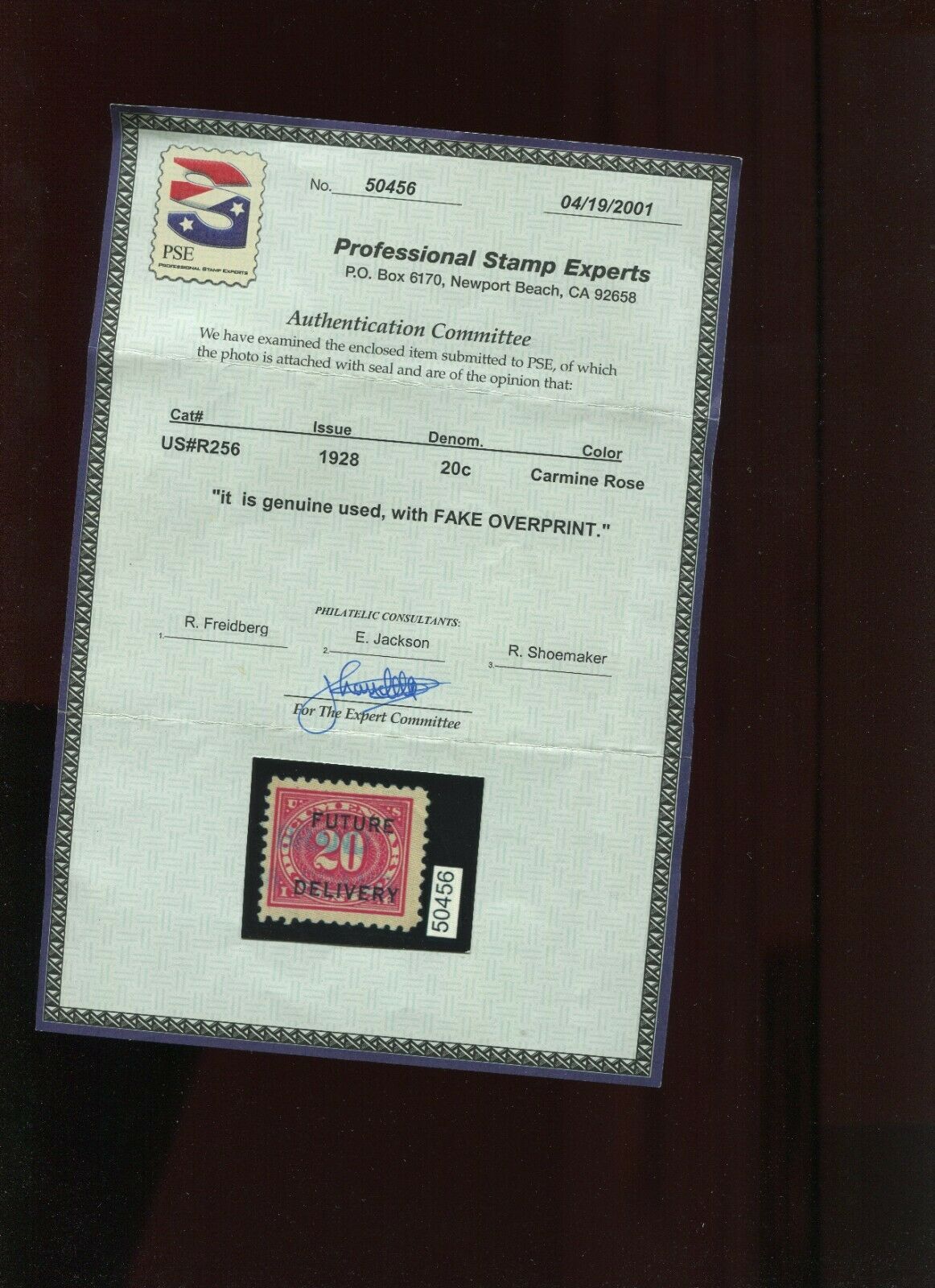 Rc28 Reference Rare Future Delivery Stamps With PF & PSE Certs ...