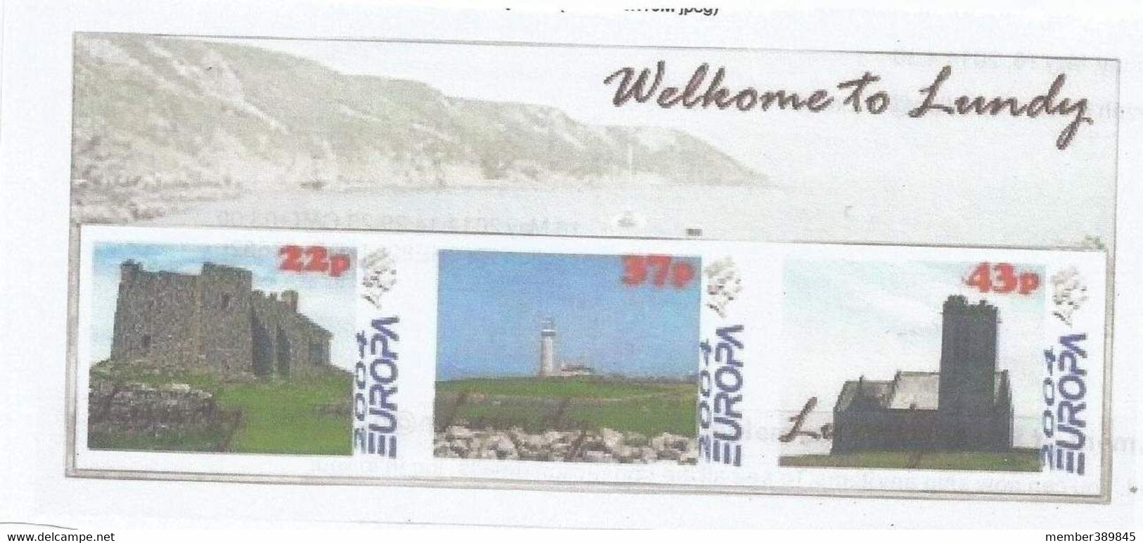 LUNDY - 2004 - Europa, Welcome to Lundy - Imp 3v Sheet -M N H-Private ...
