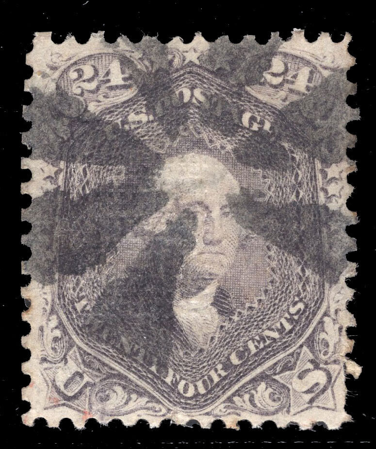 US Stamps #99 F Grill Used LOT #78266 | United States, General Issue ...
