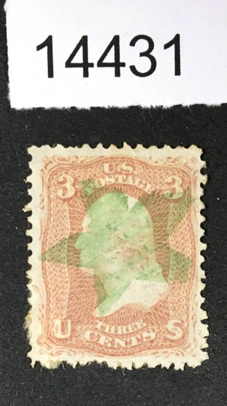 US Stamps # 65 Fancy Green Star Used $100++ LOT #14431 | United States ...