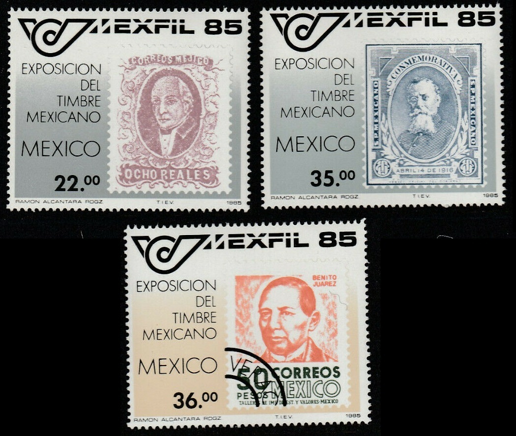 1985 Mexico 1929-1931 Exhibition stamps "MEXFIL85" | Central & South ...