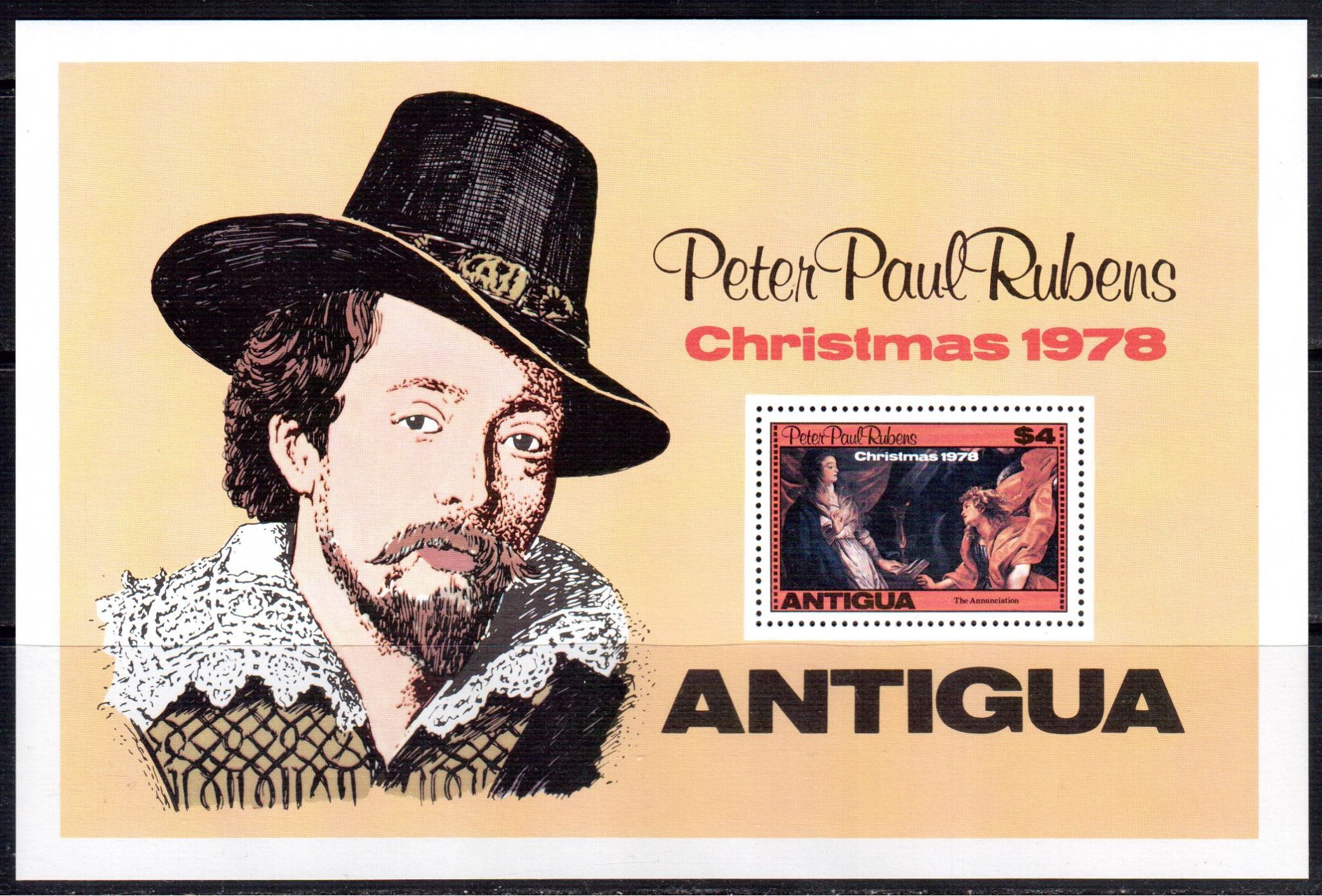 1978 Antigua 528/B39 Paintings by Peter Paul Rubens | Africa ...