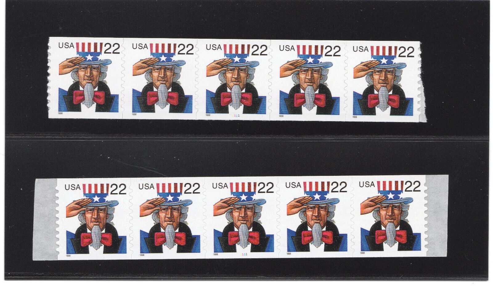 Scott #3263 Uncle Sam Coil of 5 Stamps - MNH | United States, General ...