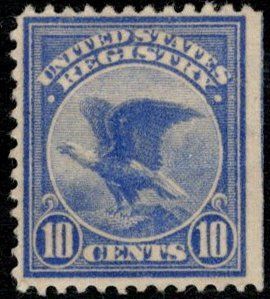 USA SC #F1 MH (HRs) 1911 Registry Stamp CV $75.00 (H) | United States ...