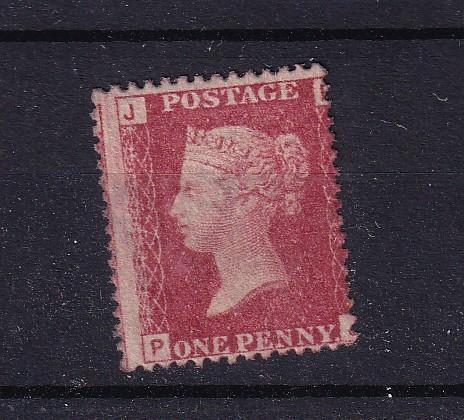 GB SG 44 Plate 72 Mint Penny RED Alpha J-P CAT Value $84 | Great ...