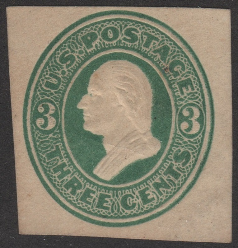SC#U163 3¢ Washington Cut Square (1874) Unused | United States, Postal ...