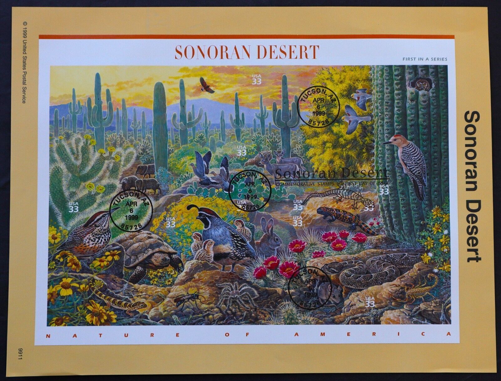 U.S. Used #3293/4198 33c/37c Lot of 5 "Nature" Souvenir Pages. | United ...