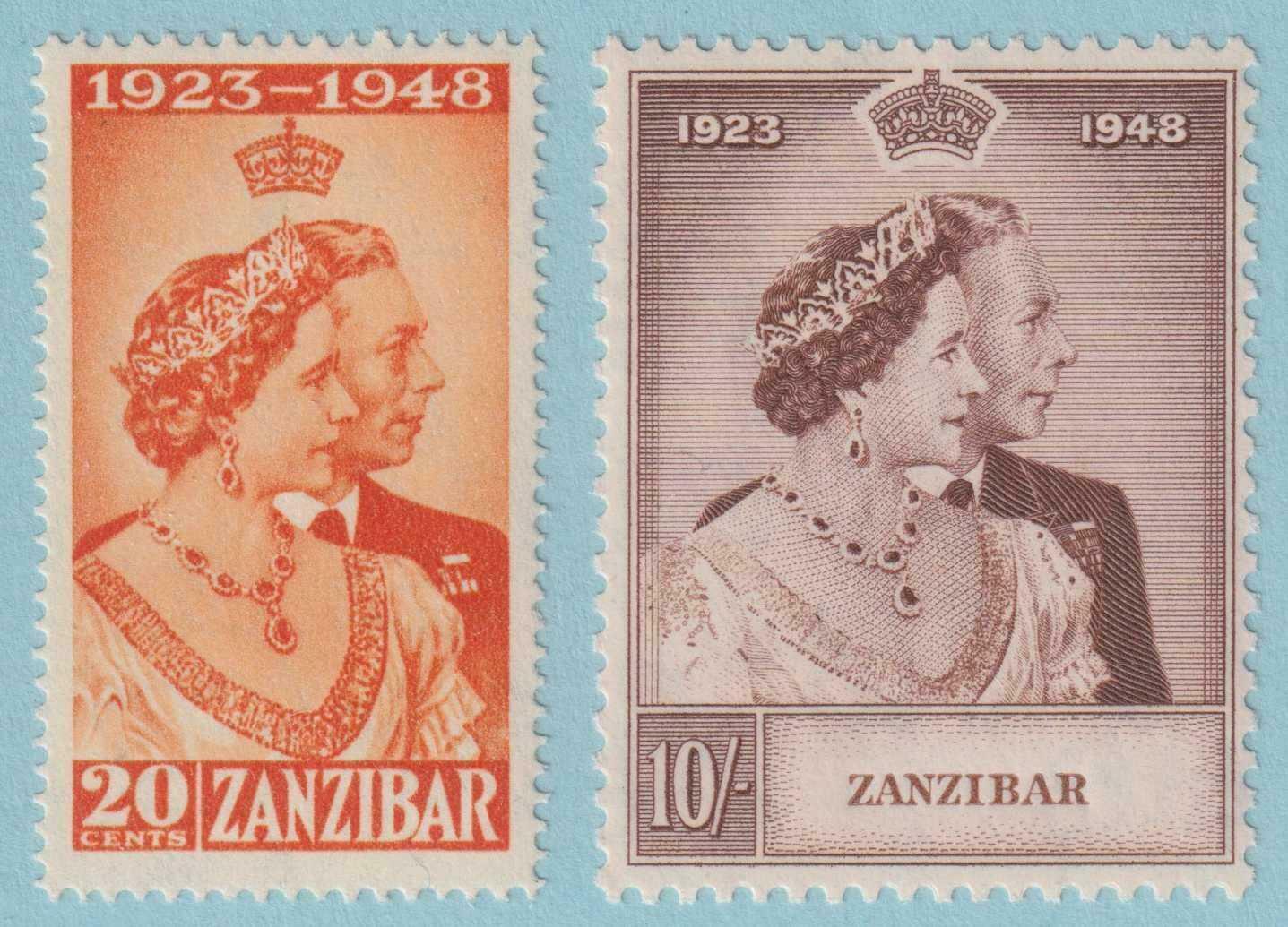 Zanzibar 224 - 225 Mint Hinged OG * NO Faults Very Fine! - X764 ...