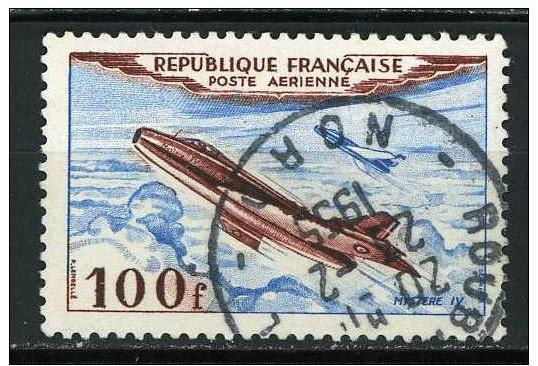 France 1954 - Scott C29 used - 100 fr, Jet Plane, Mystere IV | Europe ...