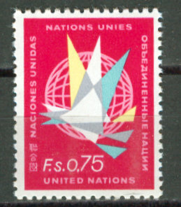 UN-GENEVA # 8 75c. Definitive (1) Mint NH | Worldwide - United Nations ...