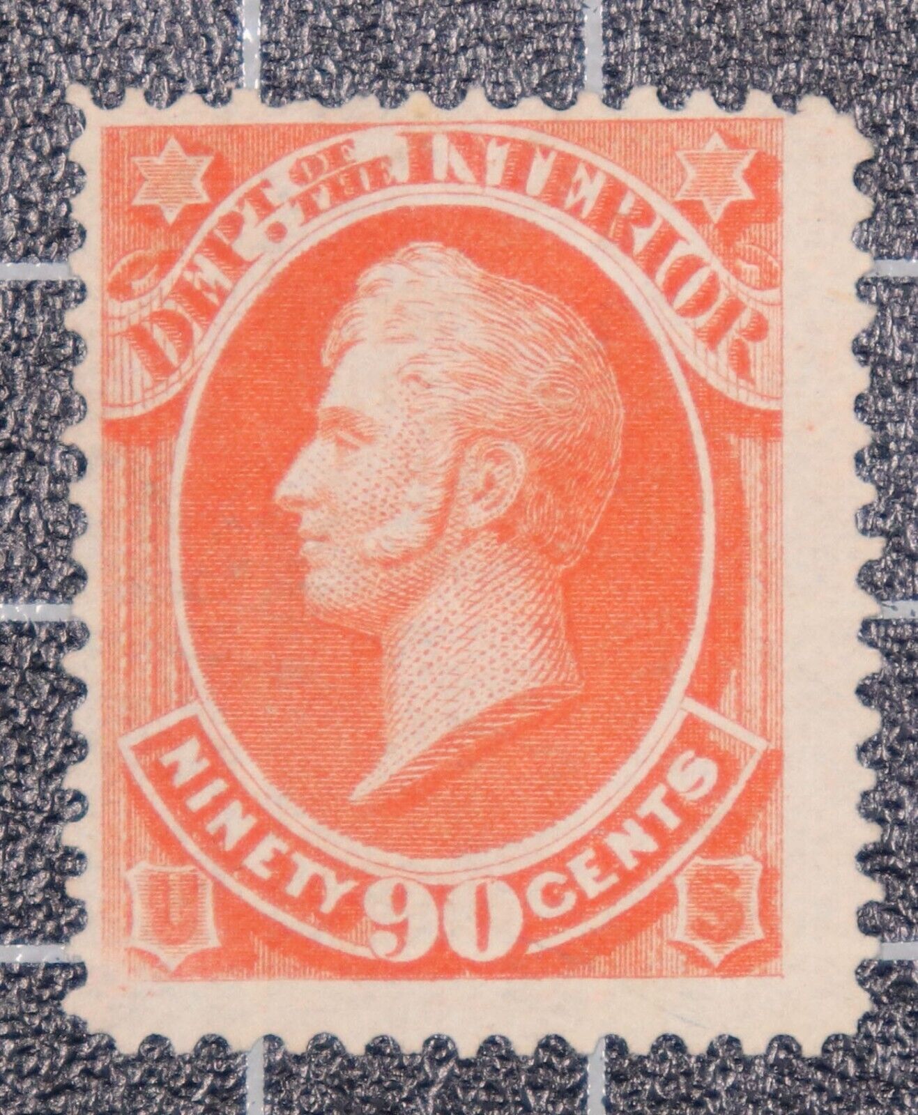Scott O24 - 90 Cents Interior Official - No Gum - Nice Stamp - SCV ...