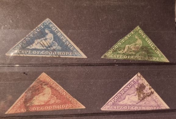 Cape of Good Hope Triangle set of stamps | Great Britain, Stamp / HipStamp