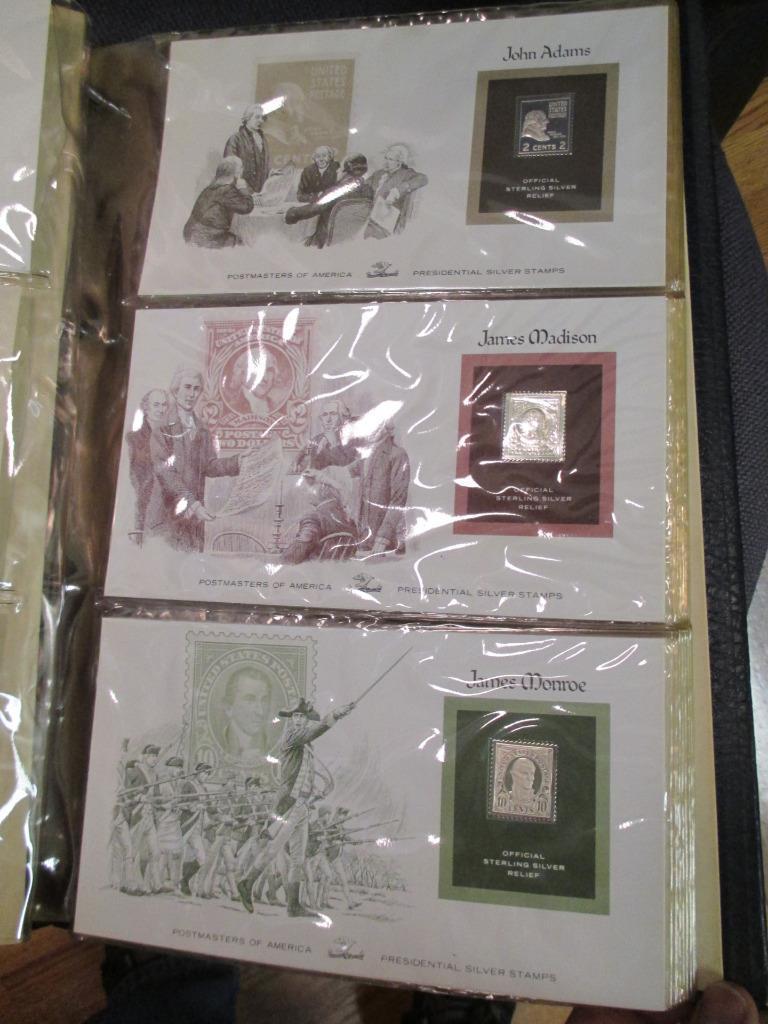 1980 Postmasters Of America American Presidential Sterling Silver ...