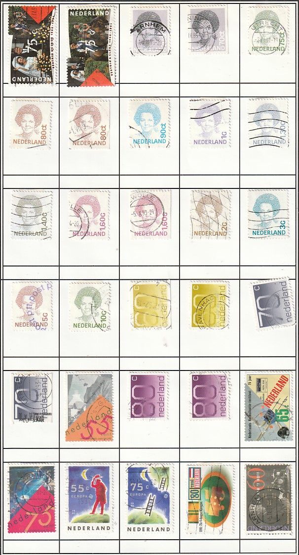 Netherlands Selection A - 4 Scans - All the stamps are in the scans ...