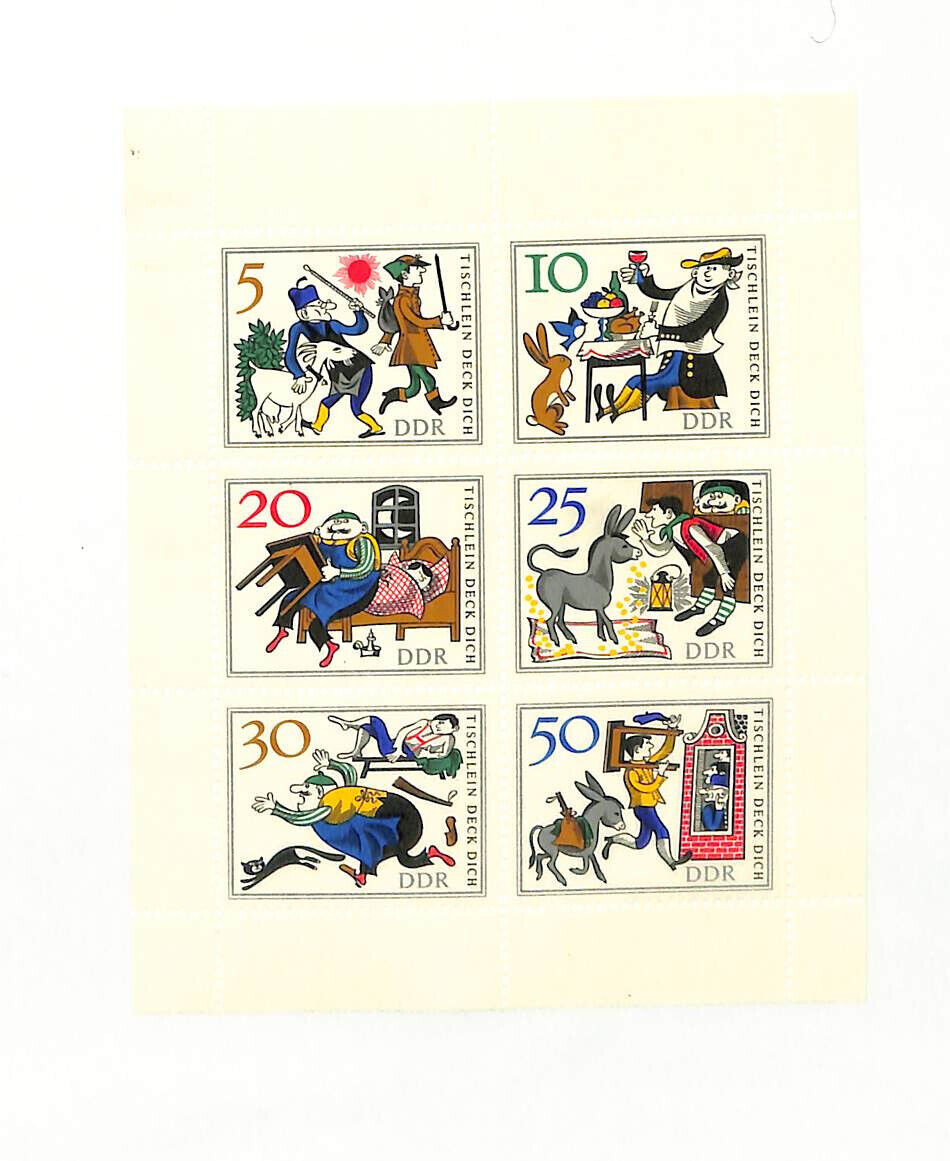 Germany - DDR, Postage Stamp, #887a Mint NH, 1966 Fairy Tales (BA ...