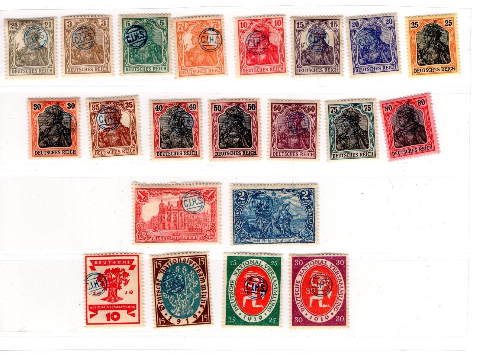 Germany Upper Silesia 1920 Plebiscite Official in a Circle in Blue the ...