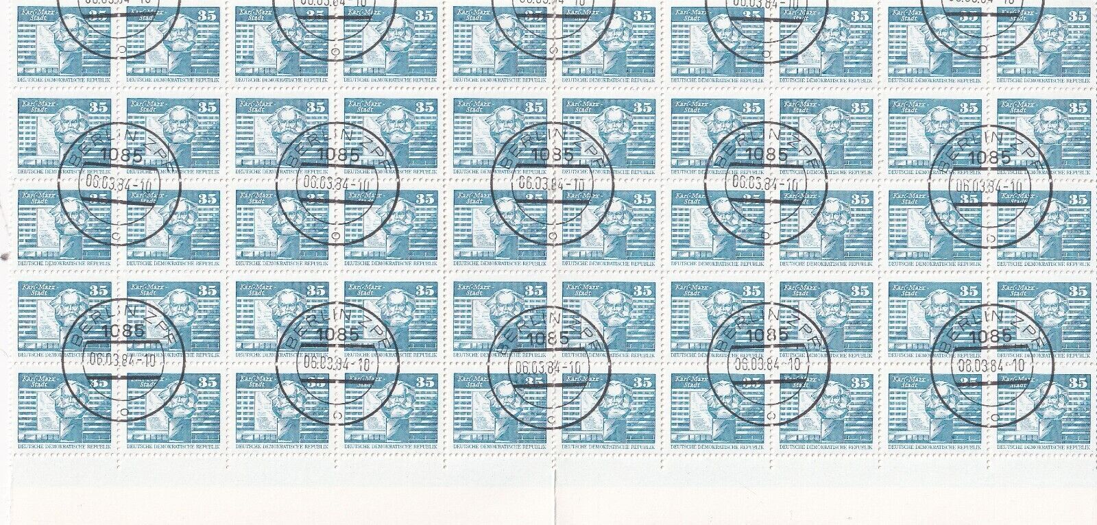 SA25a Germany DDR 1980 House of the State Organs Building, used part of ...