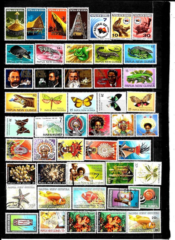 World / Stamps / Lot Collection / Oceania / Papua New-Guinea 3 ...