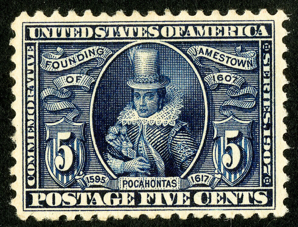 US Stamps # 330 MLH Superb Deep Color. Outstanding Centering | United ...