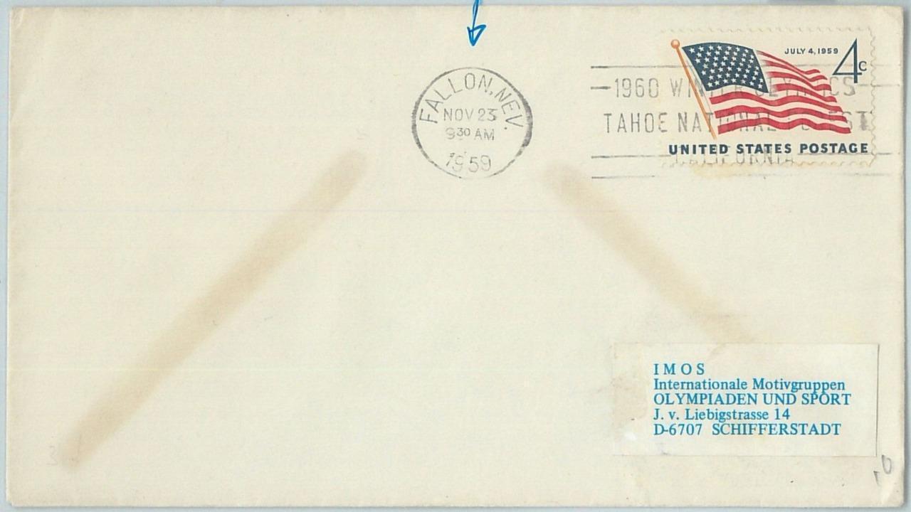 68068 - USA - Postal History - 1960 Winter Olympic Games Postmark ...