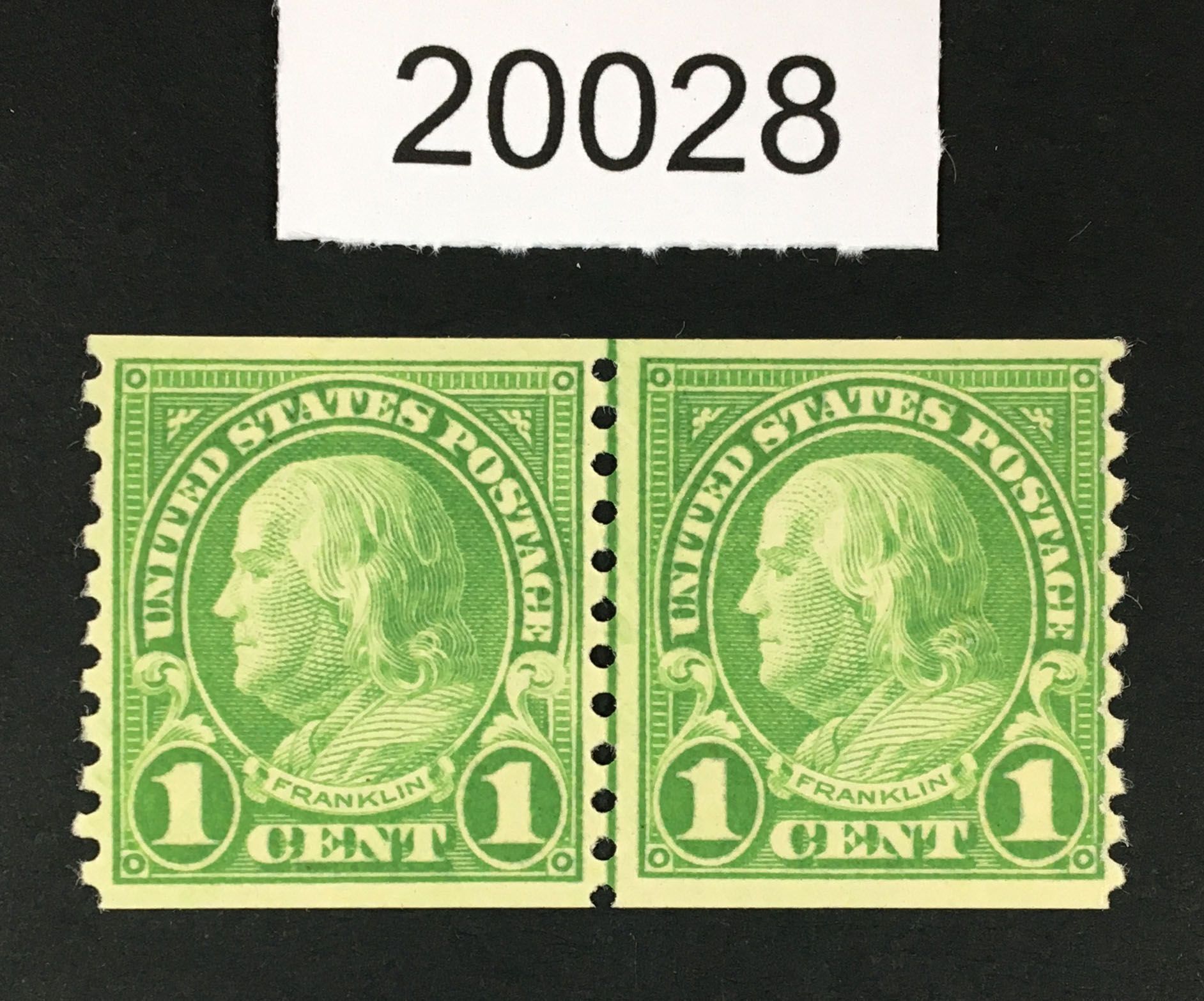 US Stamps # 597 Line Pair Mint OG NH LOT # 20028 | United States ...