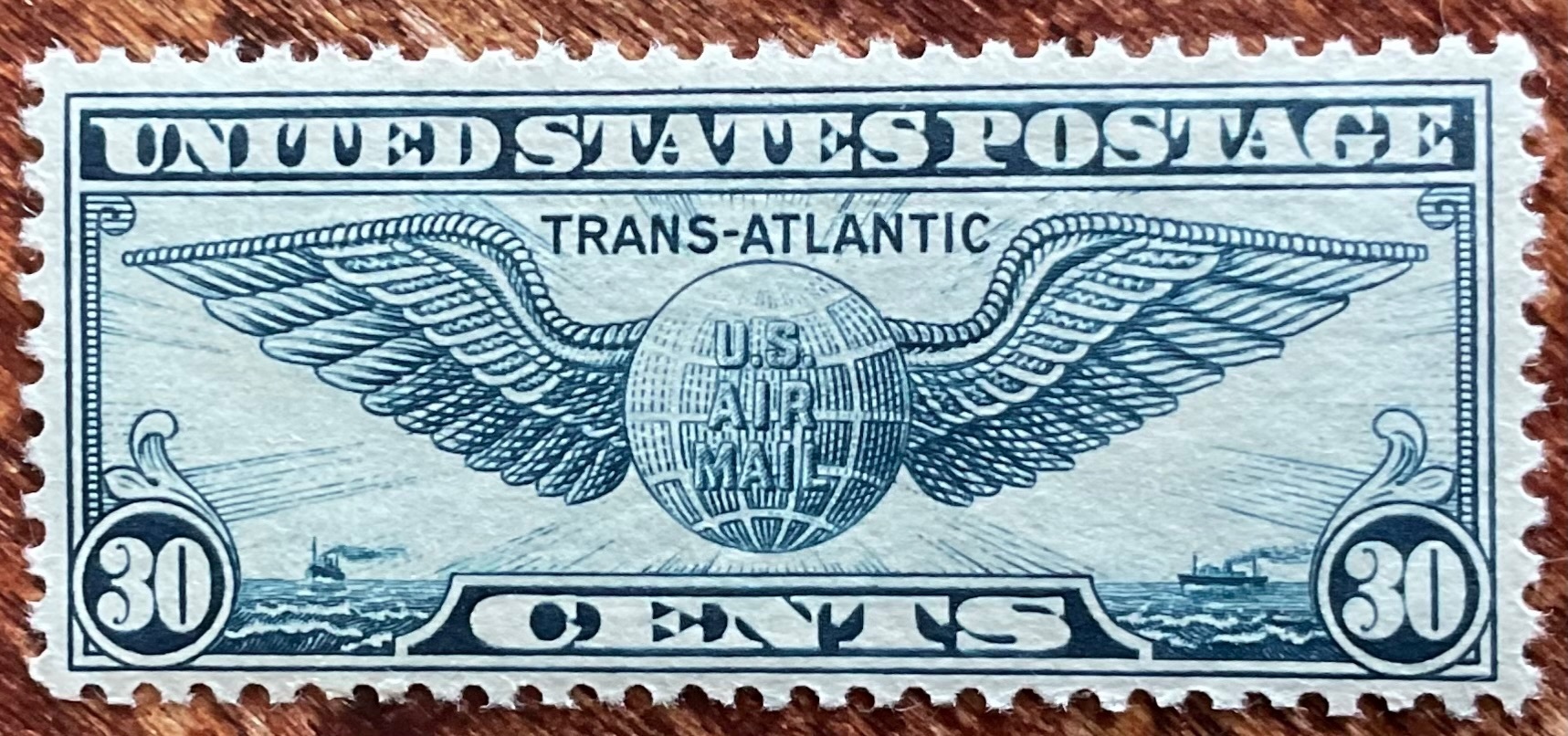US #C24 MNH Single Winged Globe SCV $11.00 L35 | United States, Air ...