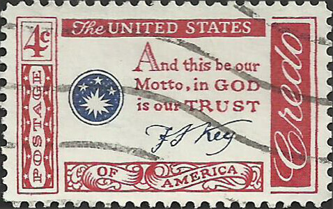 # 1142 Used Francis Scott KEY Quotation | United States, General Issue ...