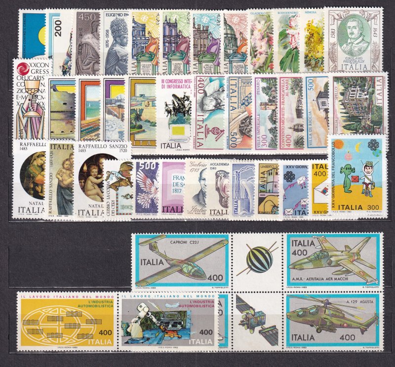 1983 - Italy - Year Complete SET Sc#1537-1575 - MNH VF ** | Europe ...