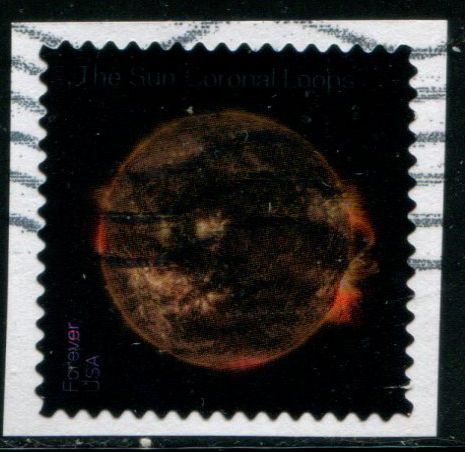 5603 US (55c) Sun Science - Coronal Loops SA, used on paper | United ...