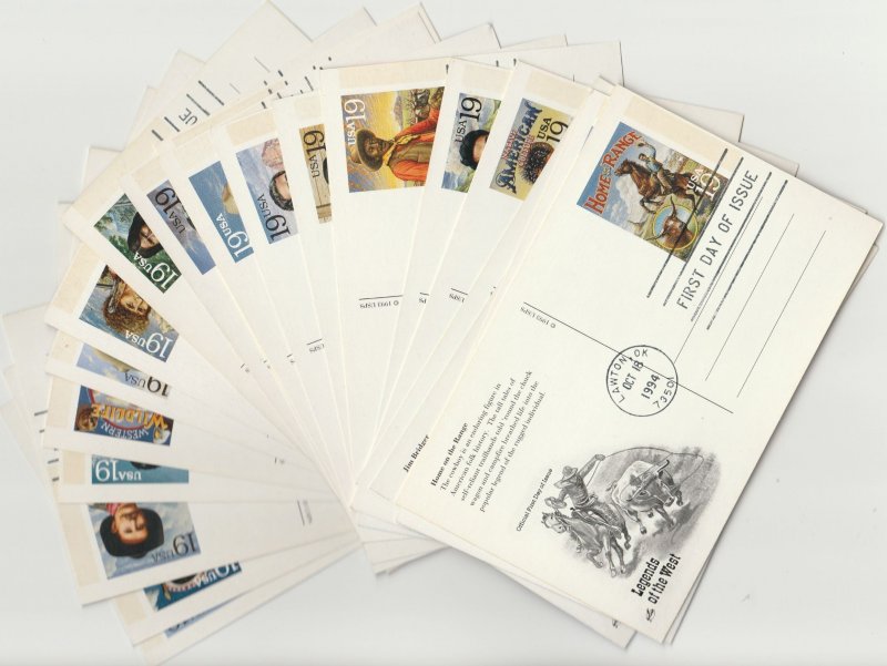 Scott# UX178-197 Artcraft FDC Picture Postal Cards | United States ...