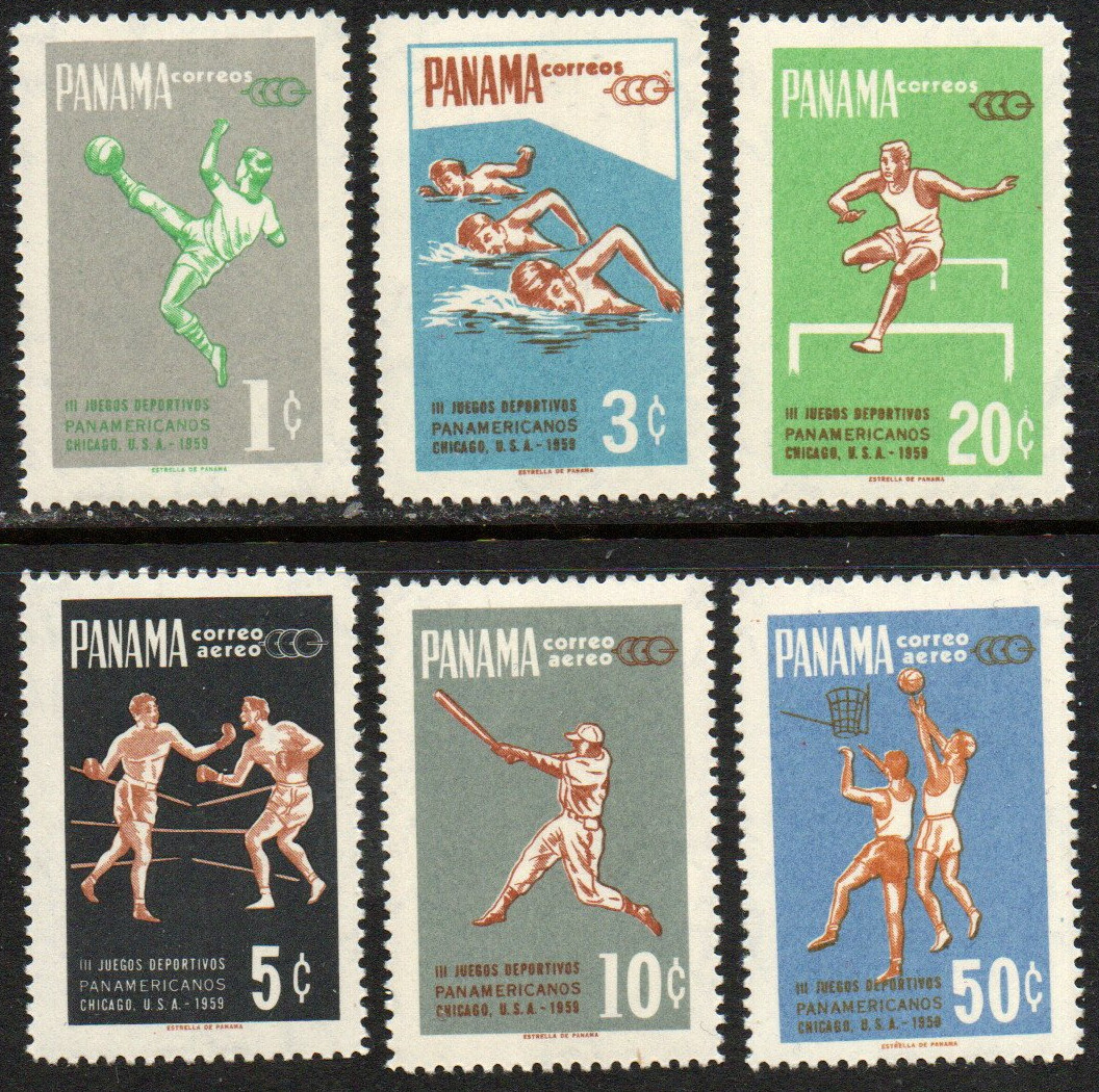 Panama Sc #430-432, C224-C226 MNH | Central & South America - Panama ...