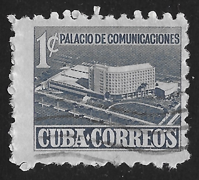 Cuba #RA16 1c Proposed Communication Building | Caribbean - Cuba, Stamp ...