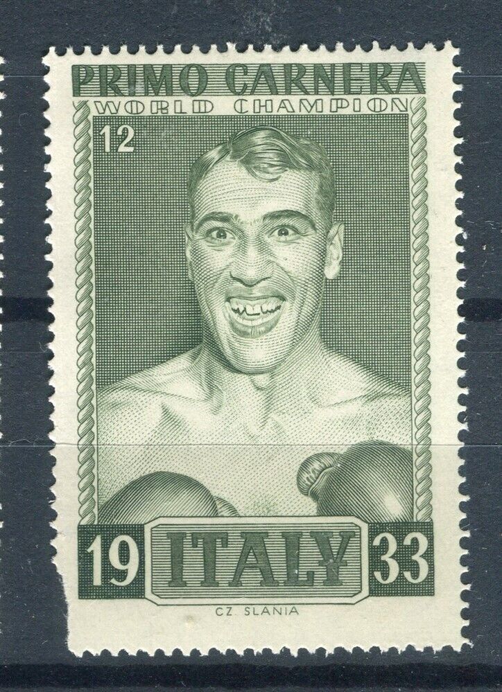 USA; 1960s MINT Boxing Champions Local Cinderella Poster Stamp, Carnera ...