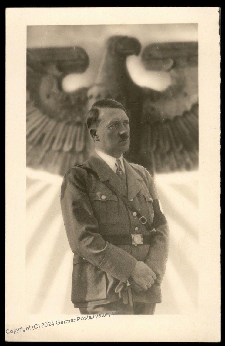 3rd Reich Germany Adolf Hitler Eagle Photo Harren Nuernberg Propaganda ...