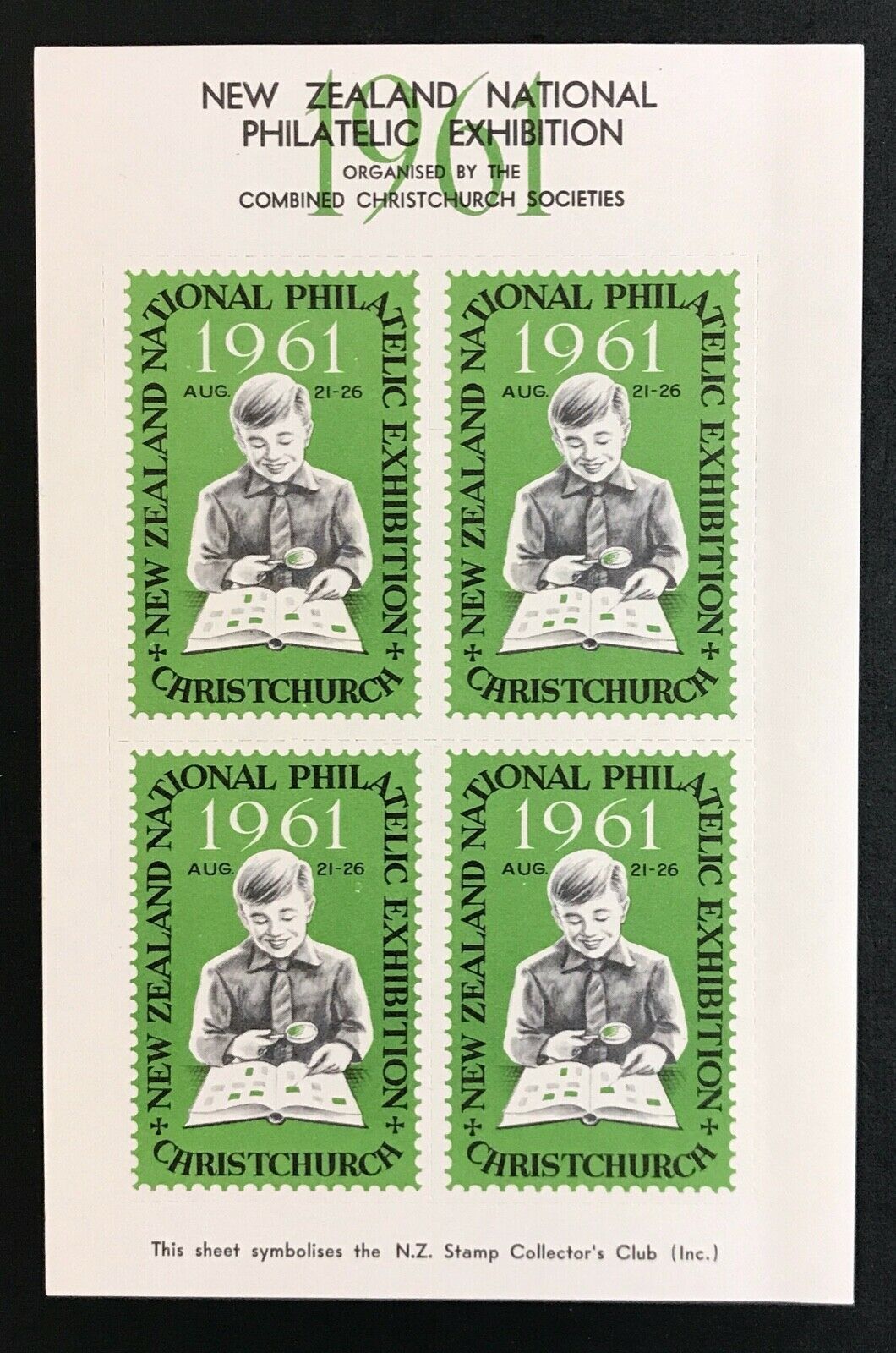 New Zealand National Philatelic Exhibition 1961(collecting) -Cinderella ...