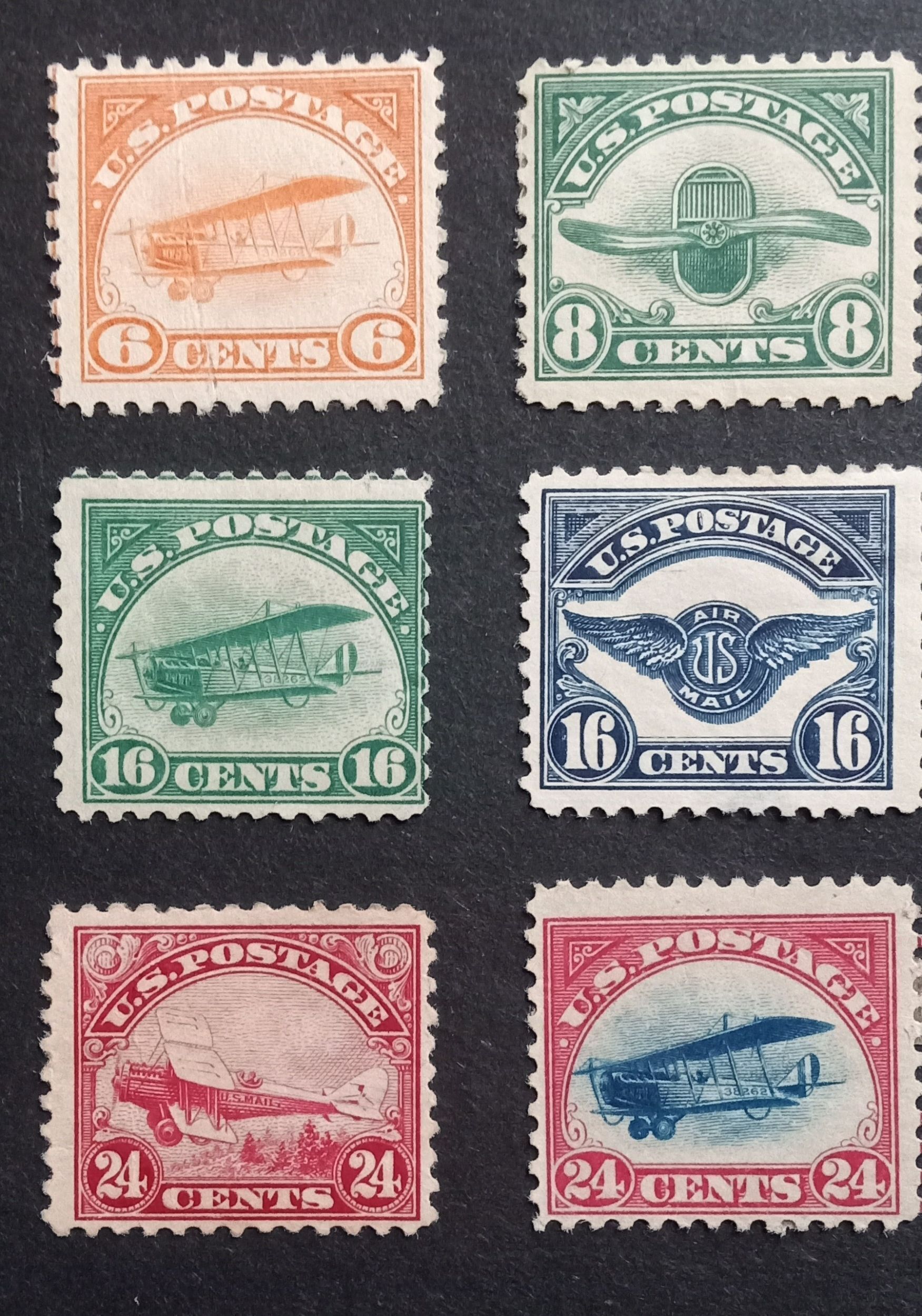 C1-C6 Airmail -Jenny | United States, Air Mail Stamp / HipStamp