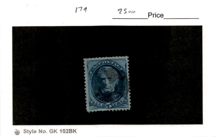 United States Postage Stamp, #179 Used, 1875 Zachery Taylor (AL ...